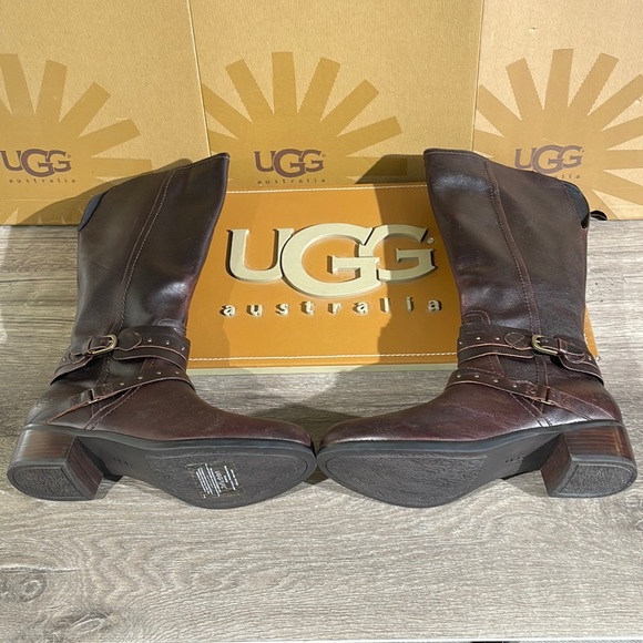 UGG | Shoes | Brand New Womens Ugg Esplanade Chocolatebrown Leather ...
